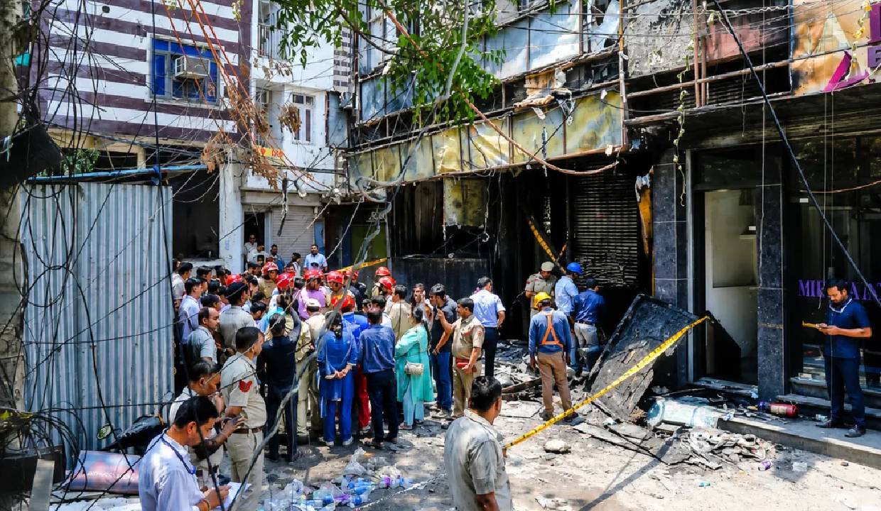 Delhi hotel fire: Flourish Inn manager surrenders 5 days after 22 deaths