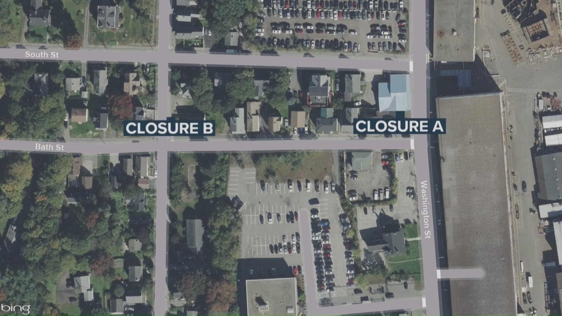 Water main work prompts road closures, detours in Bath