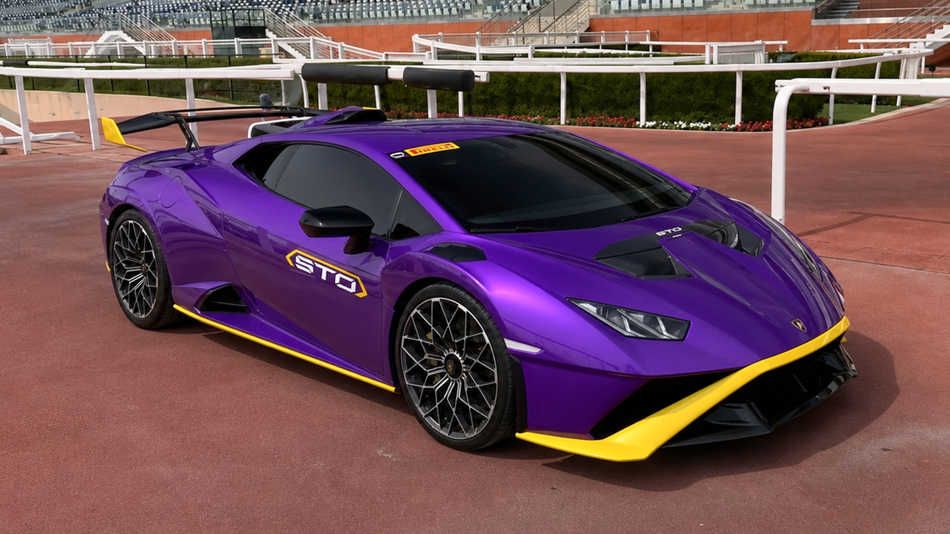 Rare purple finish defines this millionaire's Lamborghini