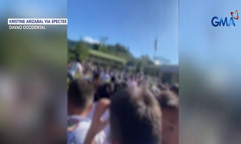 Students horrified as strong earthquake hits on first day flag ceremonies