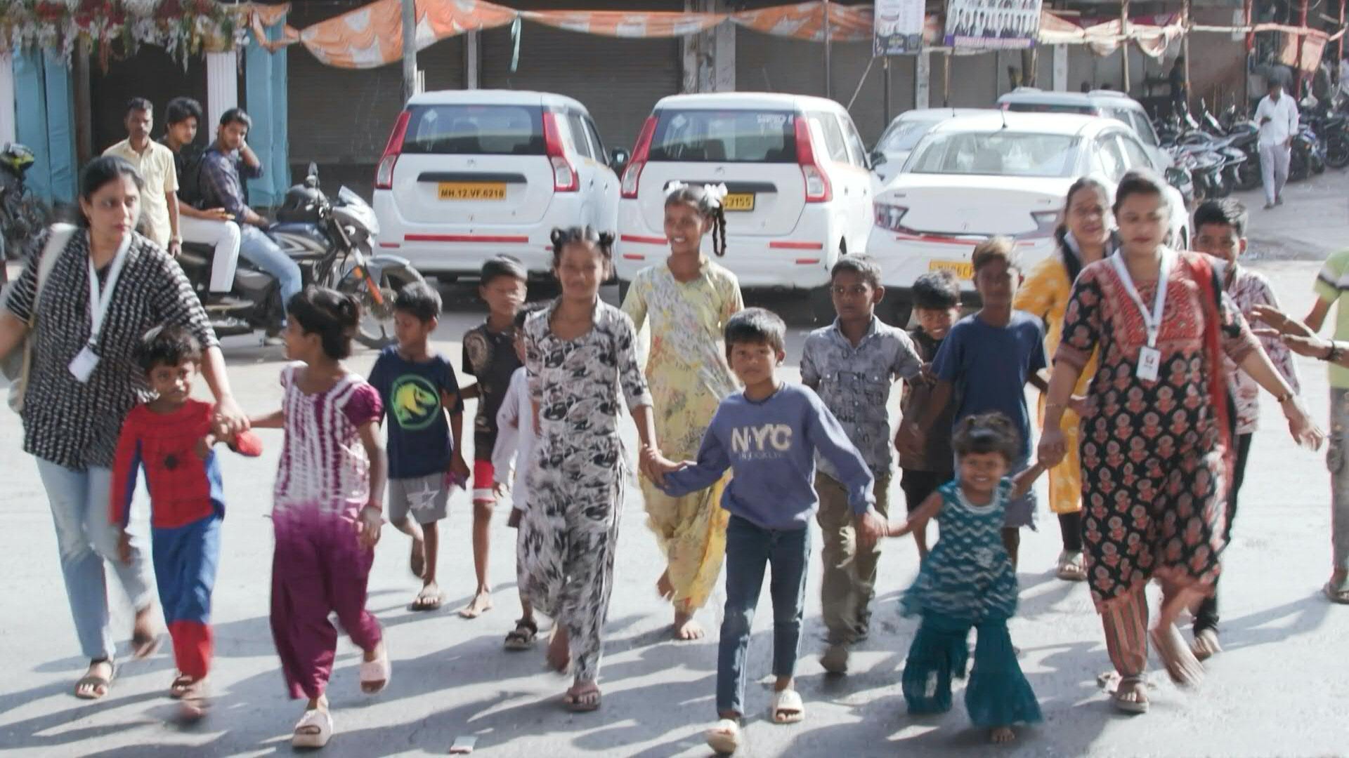 Indian shipping container school offers lifeline to street children