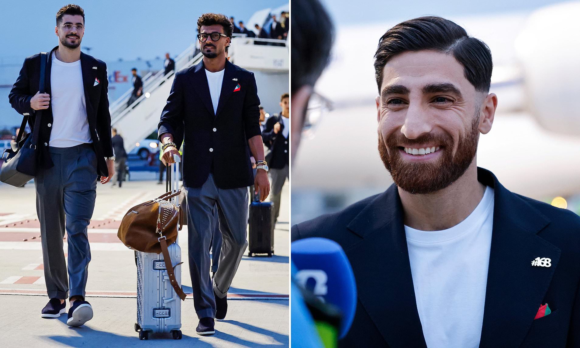 Iran World Cup team arrive in Mexico with badges paying tribute to 168 ...