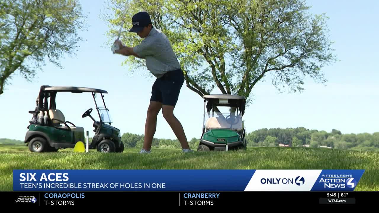 Six holes-in-one: A Pennsylvania teen's incredible golf streak