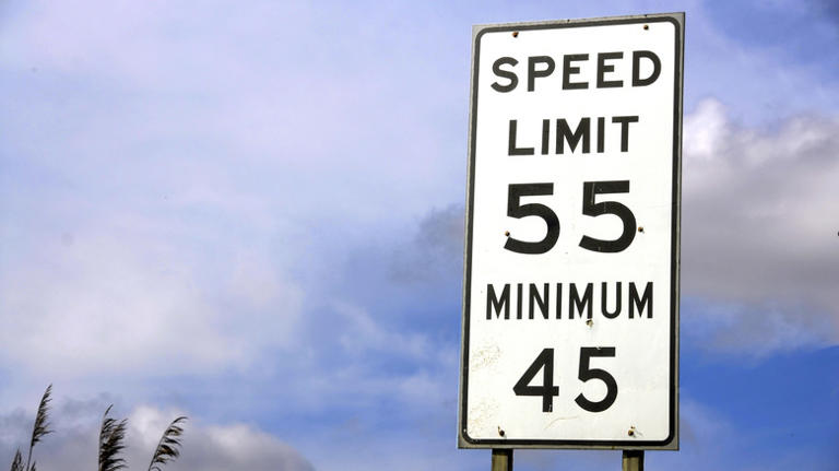 If you see a minimum speed limit sign, there's a good reason why