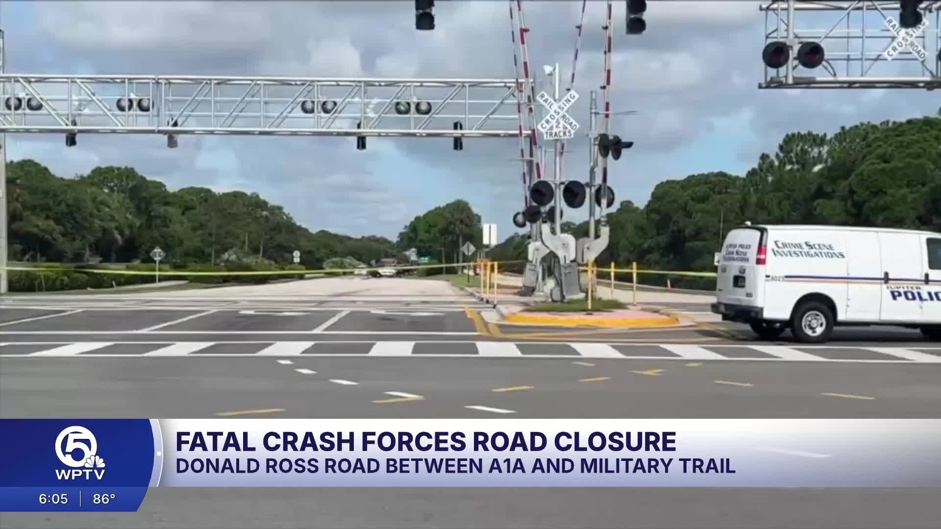 Jupiter police investigate fatal crash on Indiantown Road
