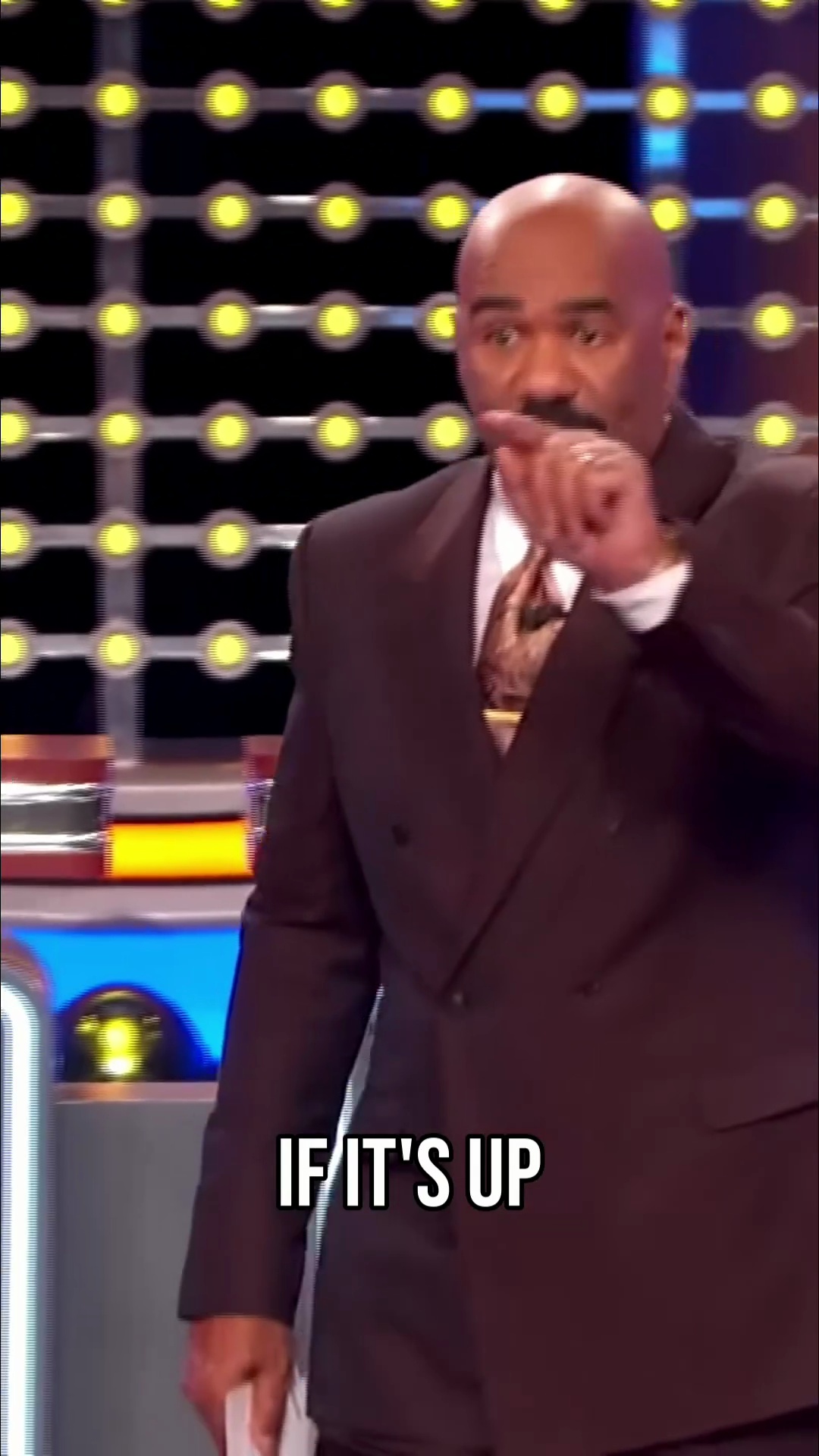 Steve Harvey threatens to destroy Family Feud's board