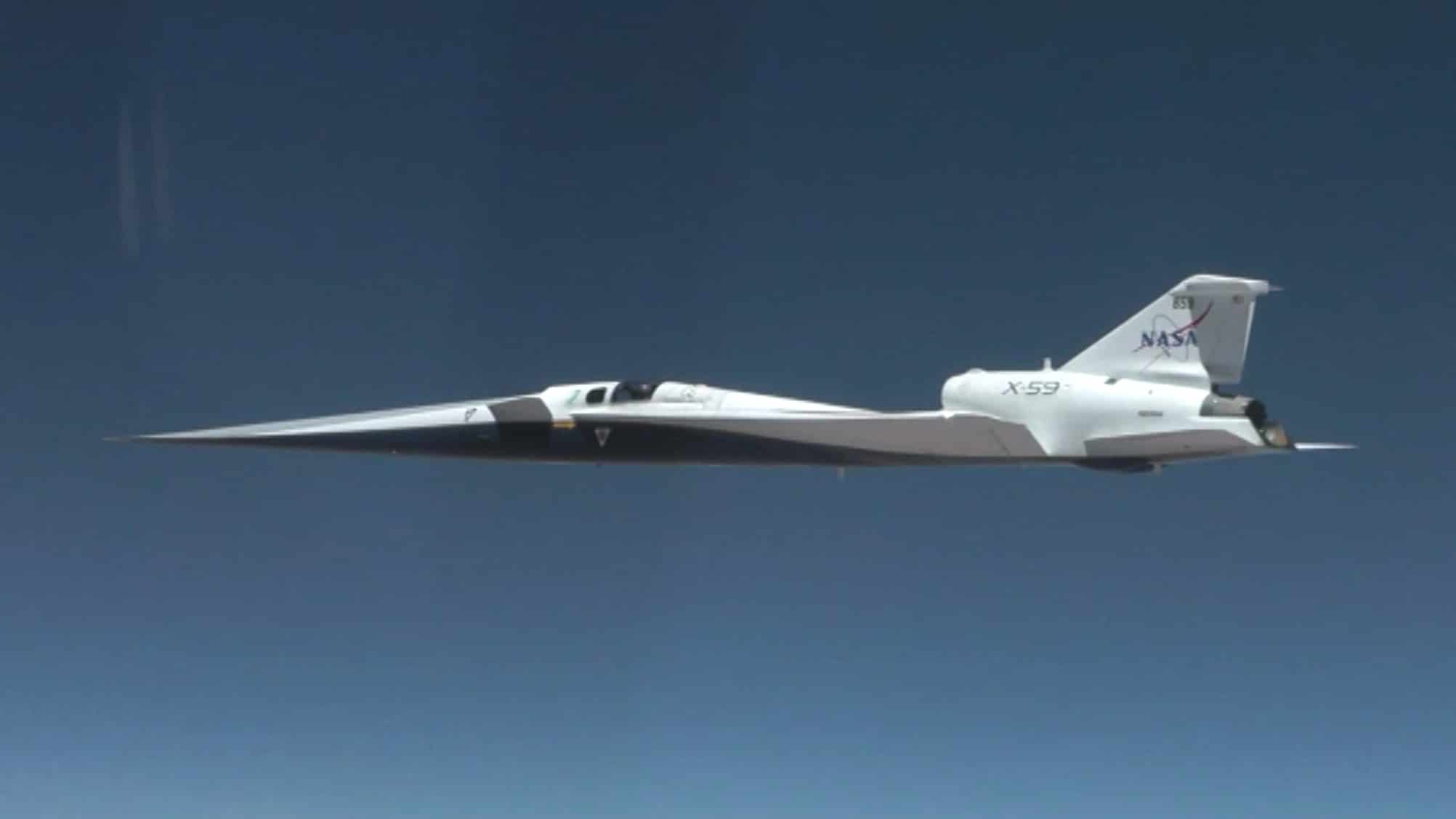 NASA's X-59 QueSST goes supersonic