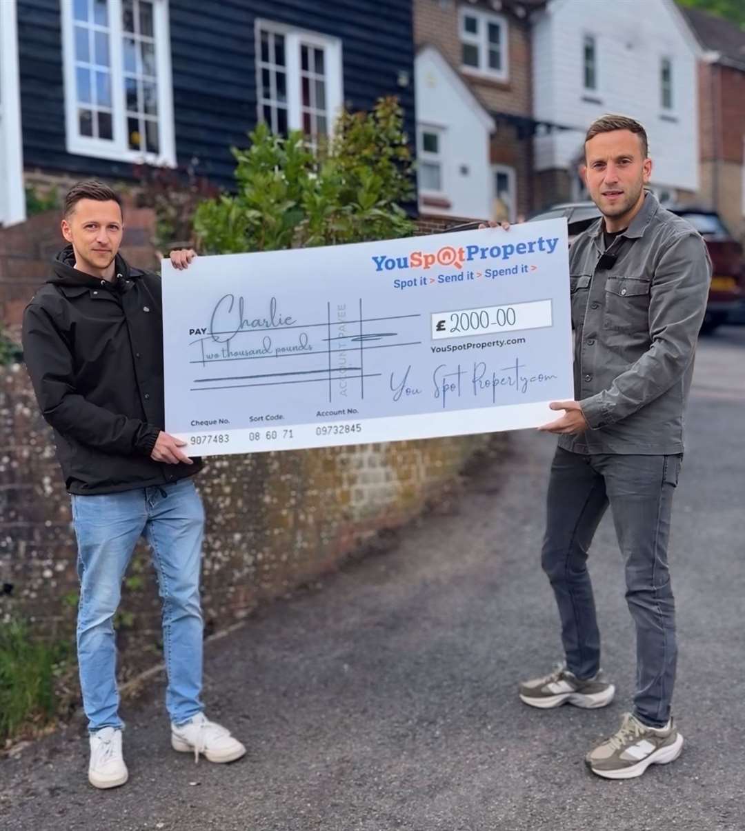 Tonbridge dad receives £2k pay-out from YouSpotProperty after reporting ...