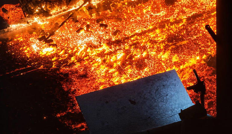 At least 8 workers killed, several injured in molten steel spill ...