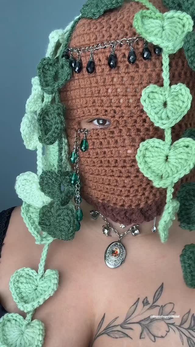 Pot Head Crochet Cute Plant Character