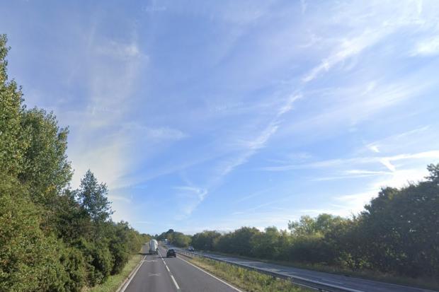 Delays on busy stretch of A12 due to car fire