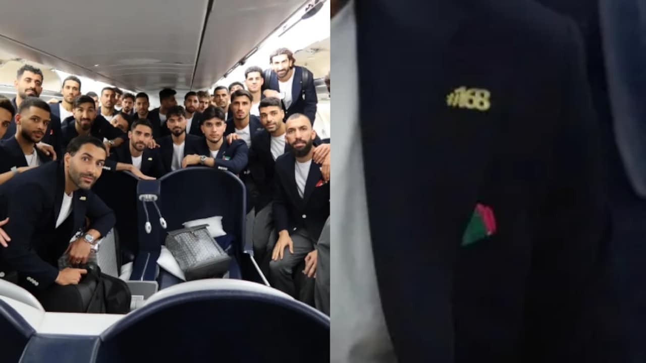 Iran team wear '#168' badges, send clear message ahead of World Cup ...