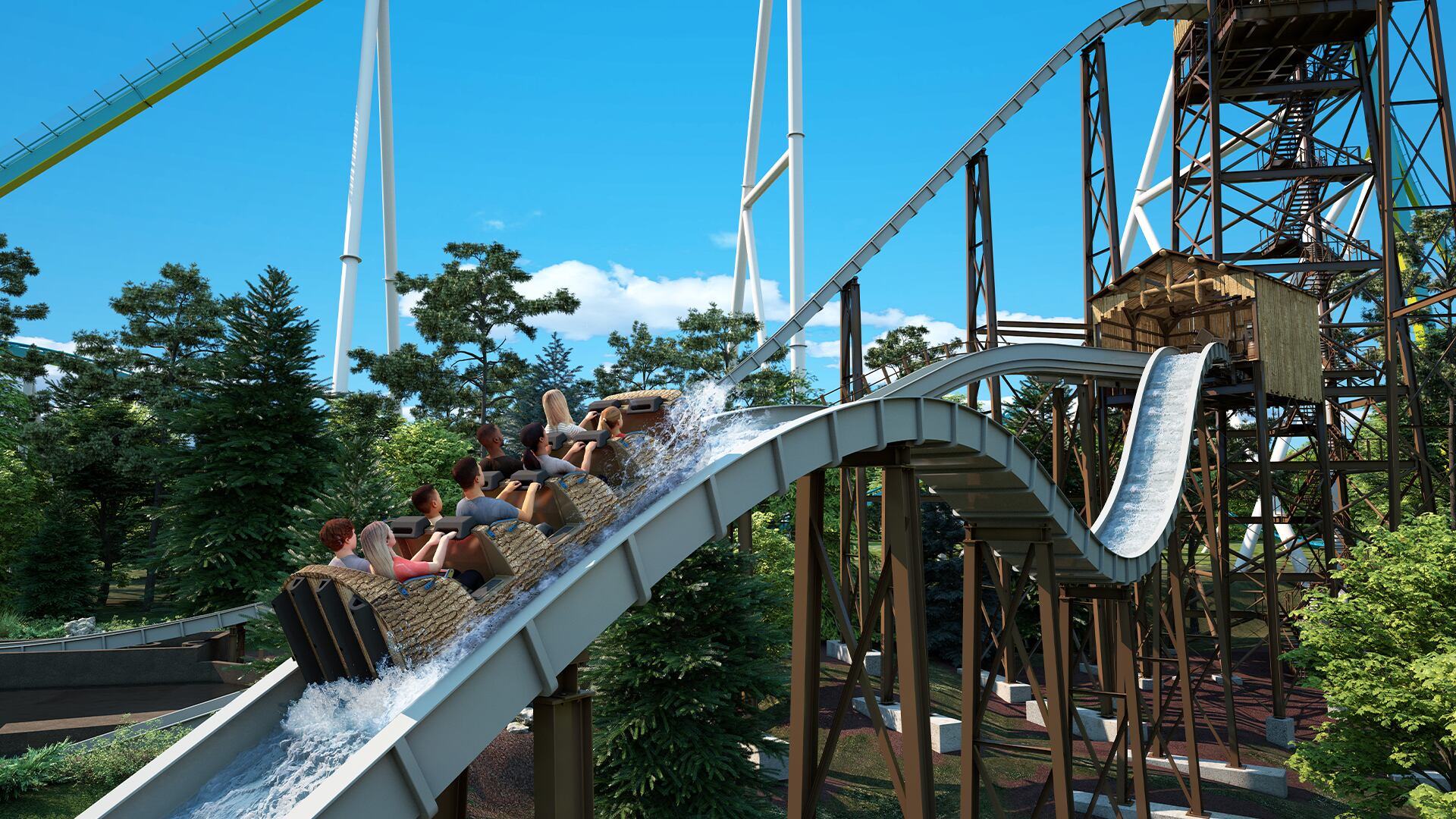 Carowinds unveils new record-breaking water ride