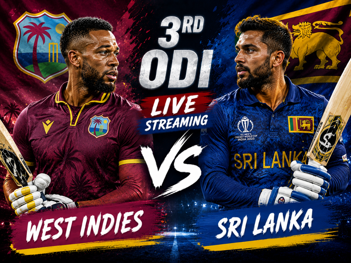 WI vs SL 3rd ODI live streaming app: Check how to watch West Indies vs ...