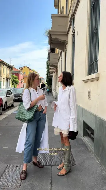 Inside a Milan fashion journalist's vintage inspired street style