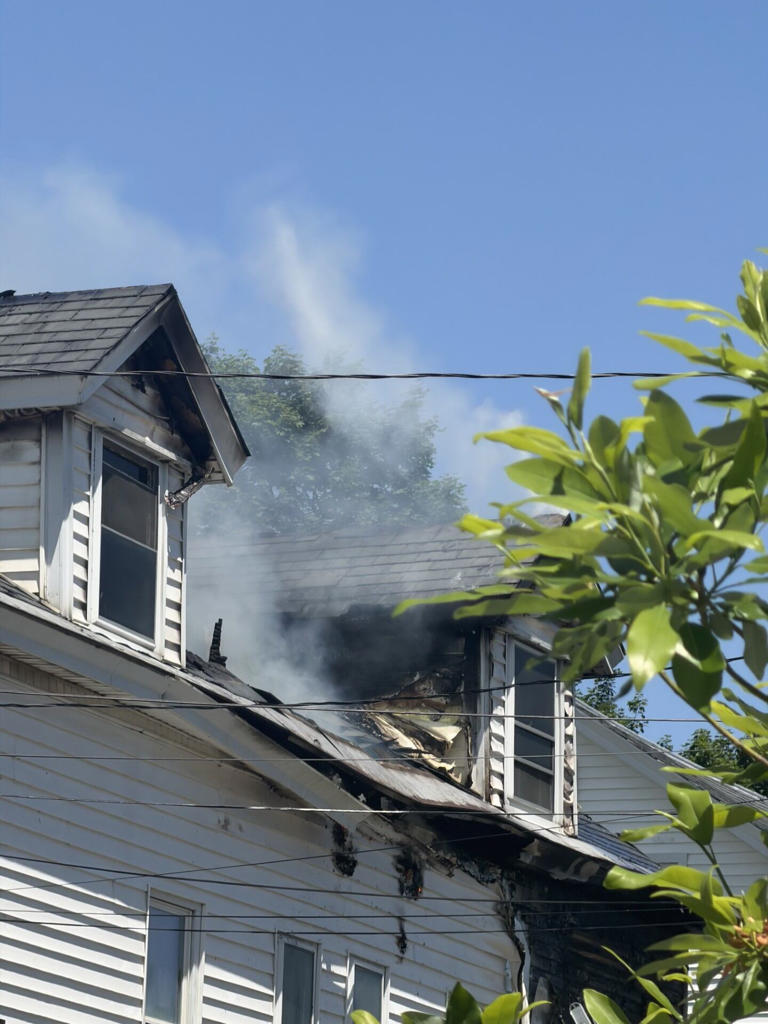 Three-alarm fire breaks out in Easthampton