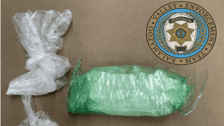 Two arrested, over a pound of meth found during Kalamazoo drug sales bust