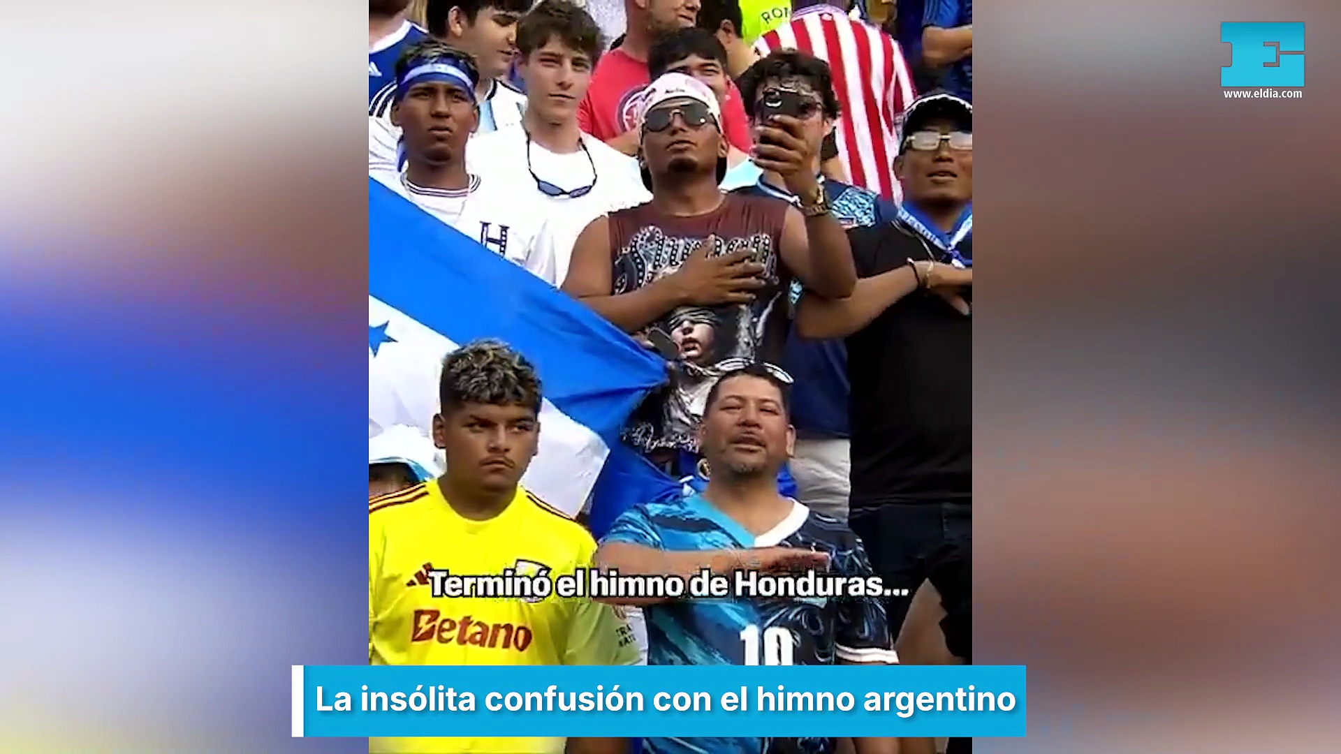 La insólita confusión con el himno argentino