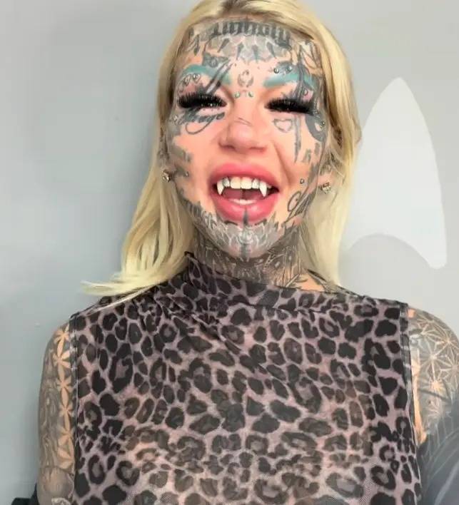 'Most tattooed woman' on planet has brilliant response after being ...
