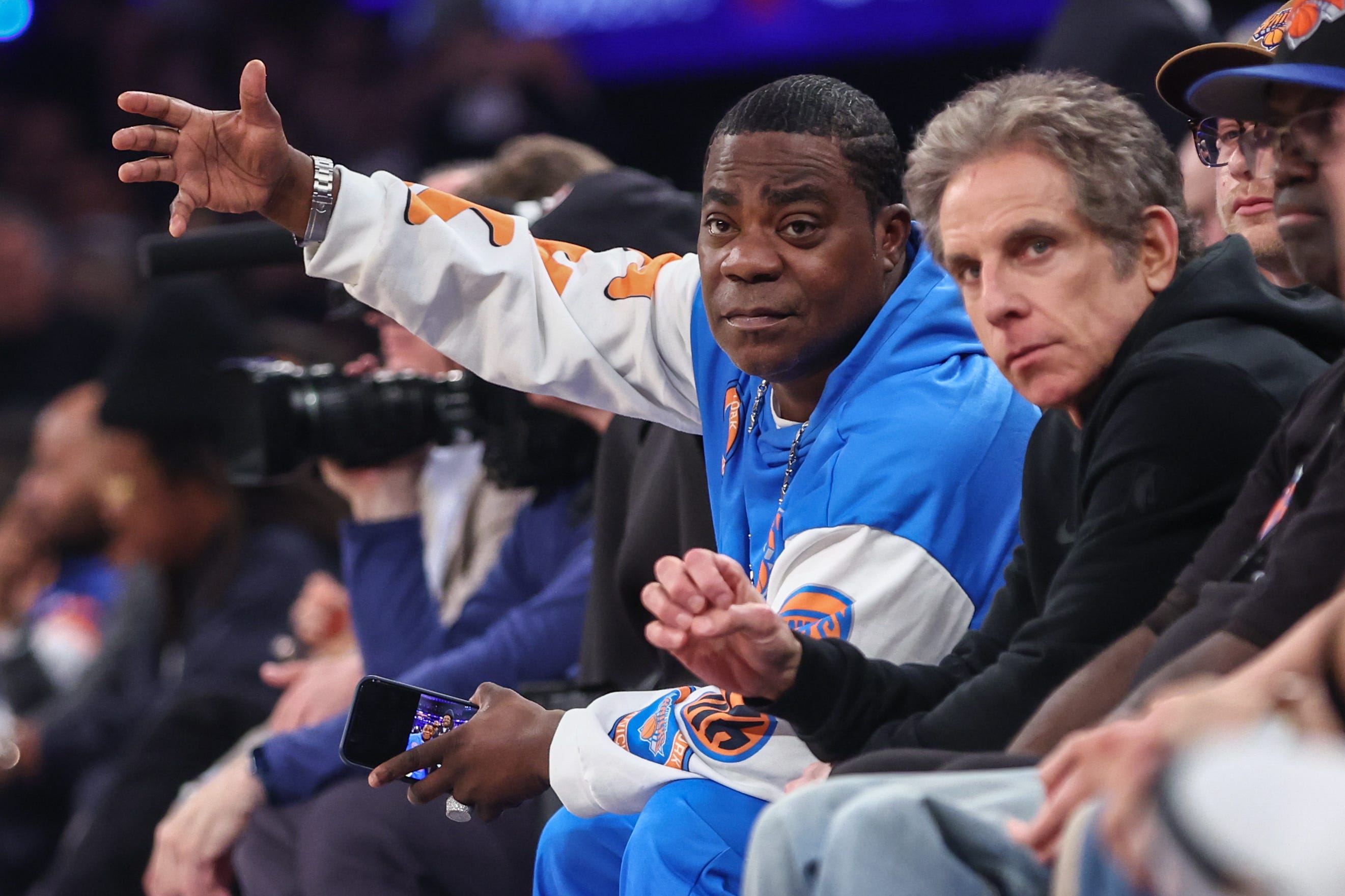 Celebrity row Knicks: What famous people will be at tonight's Knicks game?