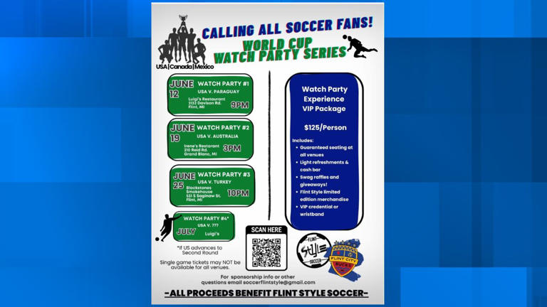 Flint Style Soccer Club to host World Cup watch parties
