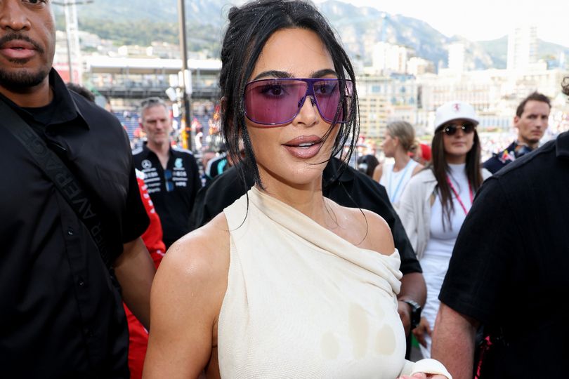 Kim Kardashian 'overwhelmed' as she gets drenched with champagne at ...