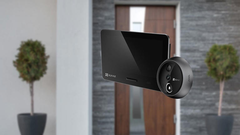 This clever camera turns the peephole in your front door into a smart ...