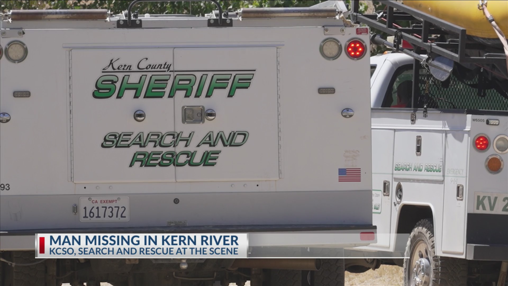 Man missing in Kern River