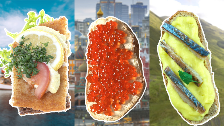14 open-faced sandwiches from around the world