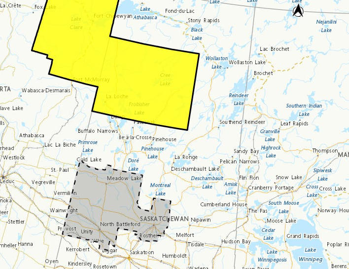 Heavy rains forecast, funnel clouds possible for parts of Sask.