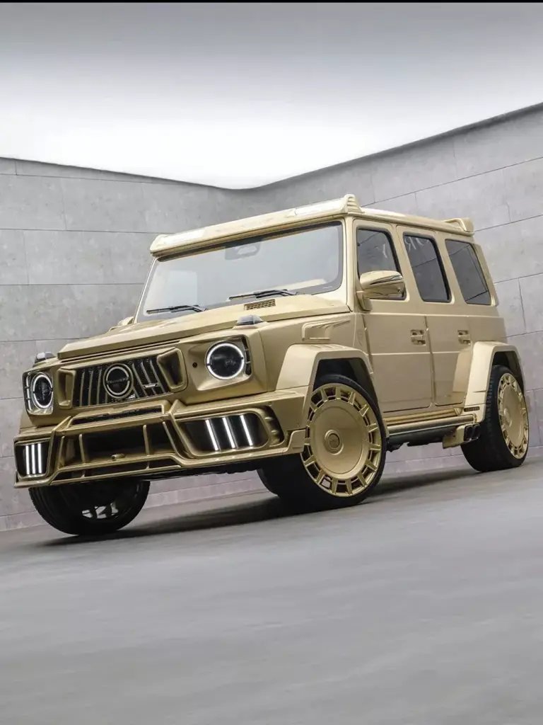 Mansory transforms the Mercedes-AMG G63 into a 720 HP gold statement