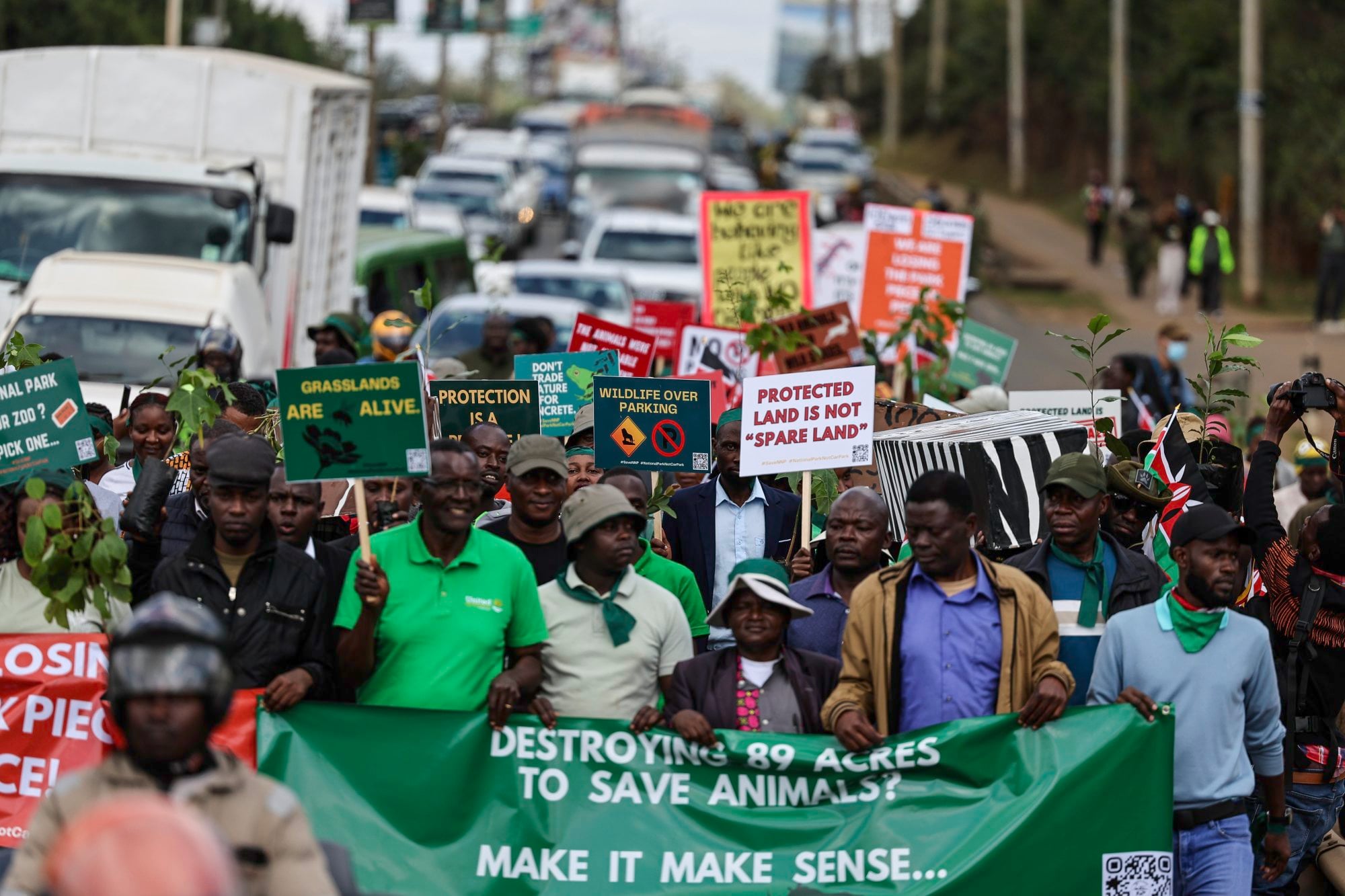 Kenya police fire tear gas, arrest ex-chief justice at national park ...