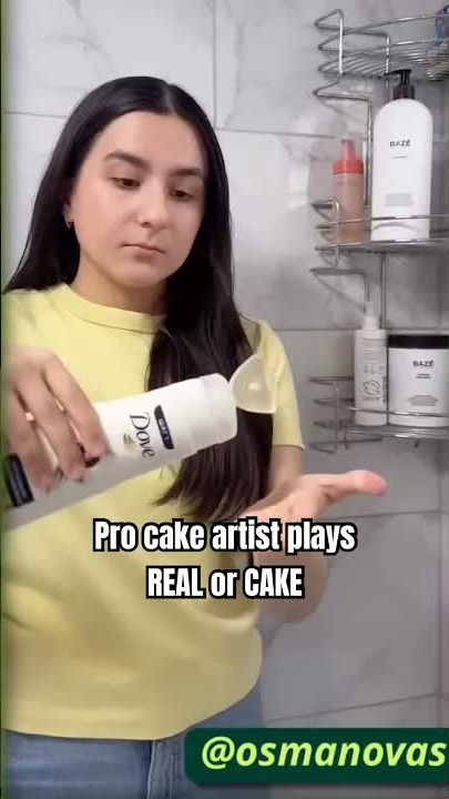 Pro cake artist plays real or cake