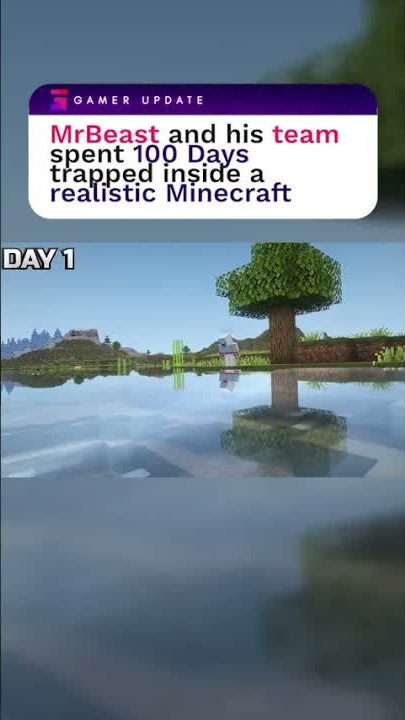 MrBeast & team survive 100 days in realistic Minecraft!