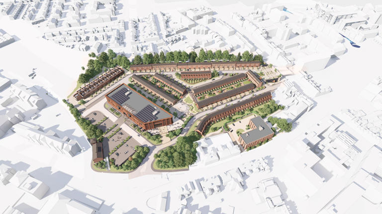 First houses ready at Derby Grade II listed site shut in 1967