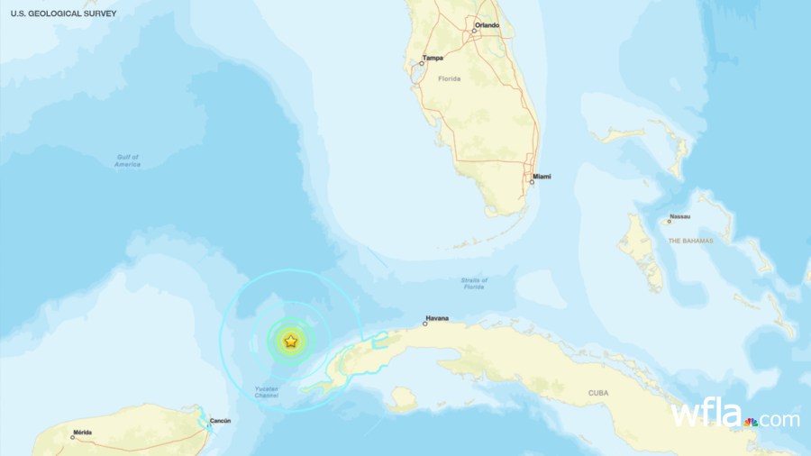 Florida residents report shaking during 6.1-magnitude earthquake in Cuba