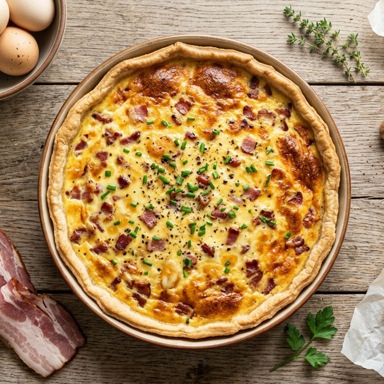 Quiche lorraine : oubliez les débats, voici l'unique ingrédient ...