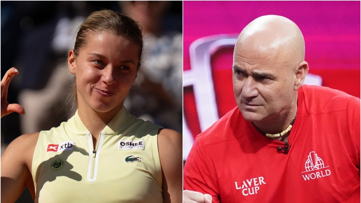 You're a gift to the sport: Andre Agassi hails Chwalinska's Roland ...