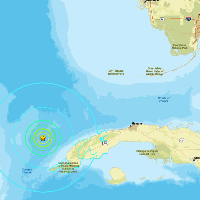Miami officials: No major injuries or damage after earthquake off Cuba