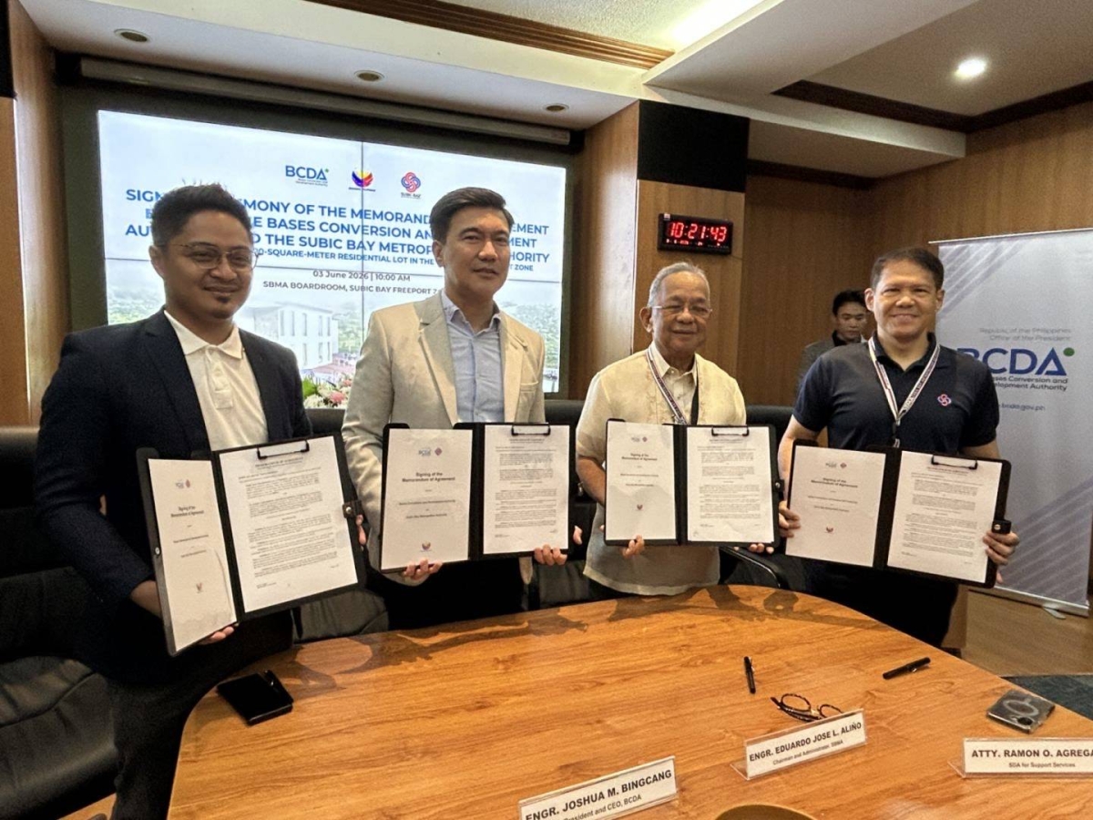 SBMA, BCDA ink deal for 800-square meter land use in Subic for LEC ...