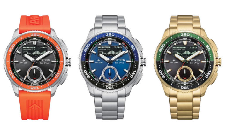 Citizen just released 3 new professional solar sailing watches