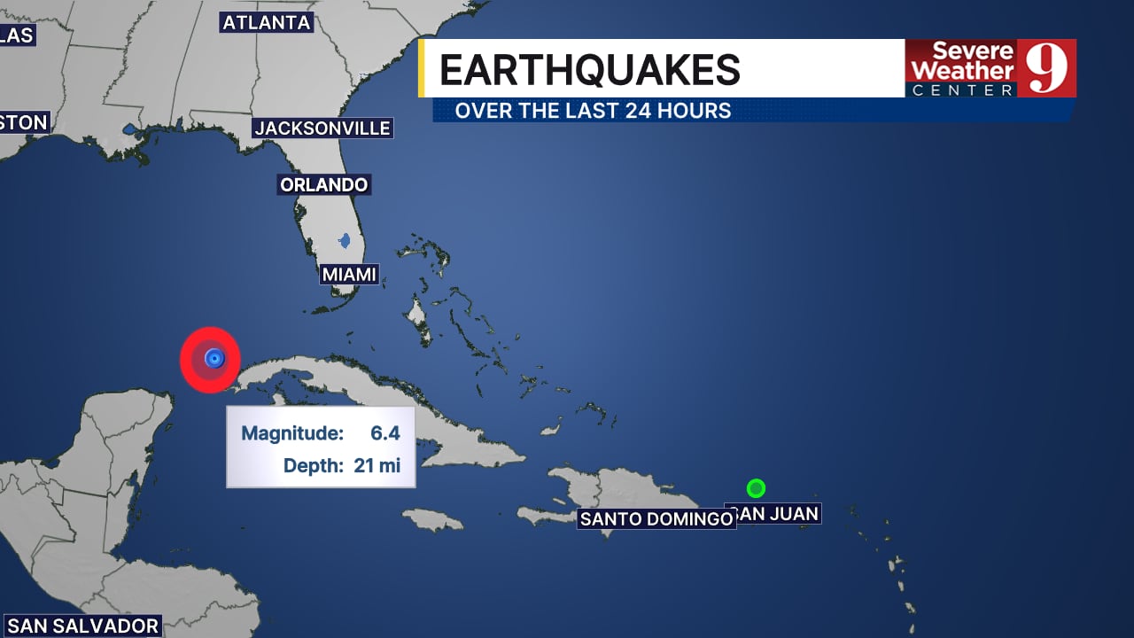 Central Florida residents report tremors from earthquake off the coast ...