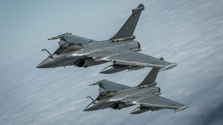 French Rafale shoots down unknown drone over Latvia