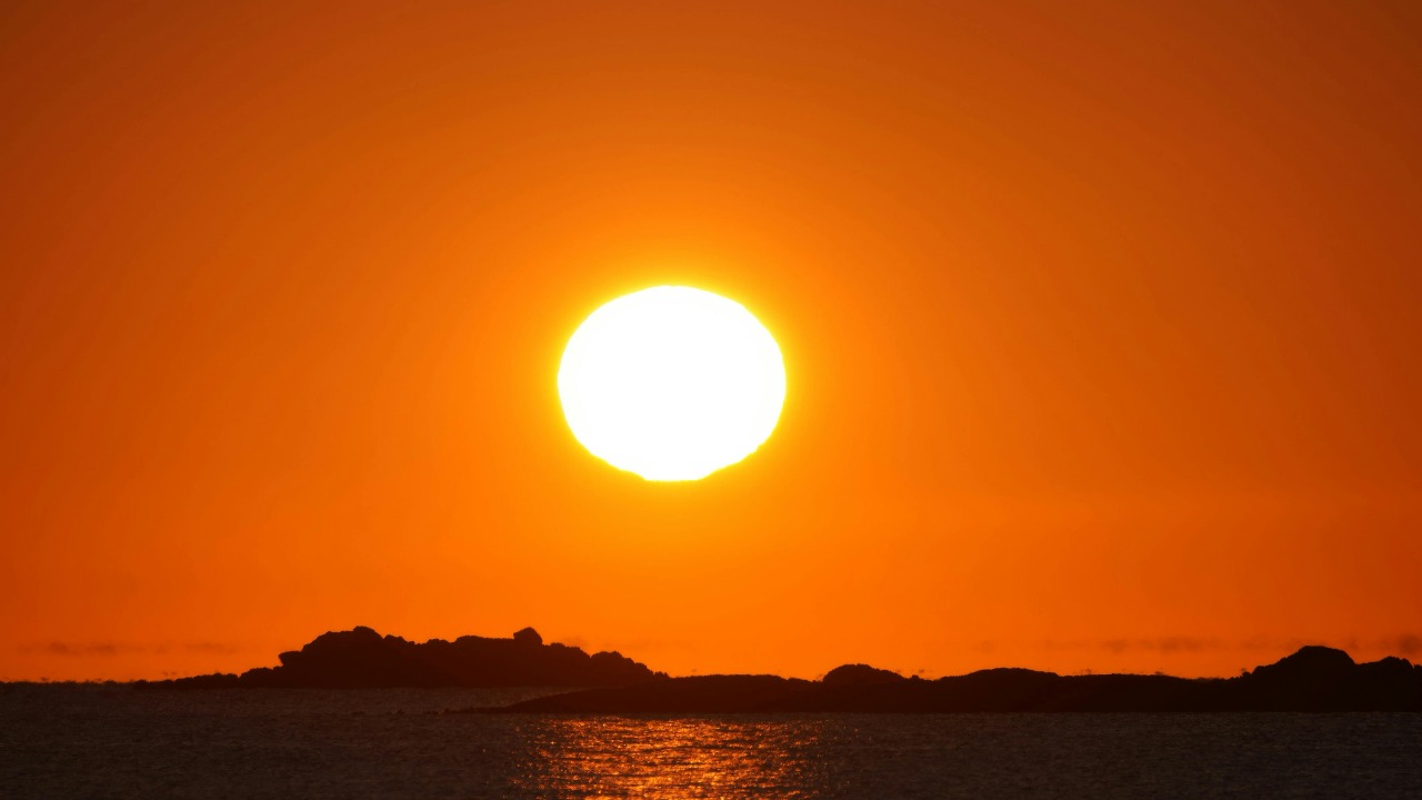 Light from the sun takes about 8 minutes and 20 seconds to reach Earth