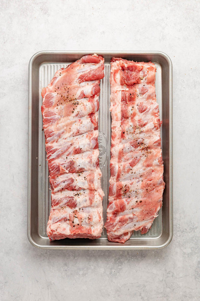 Asian sticky pork ribs