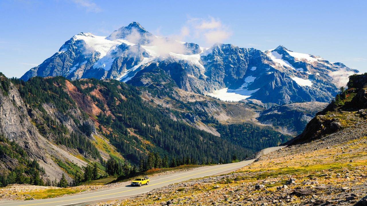 Old-growth forest, an 88-foot waterfall, and a volcano: one Washington ...
