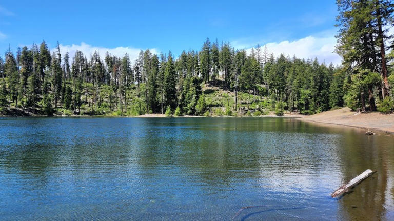 Oregon's scenic lake in Deschutes National Forest offers camping ...