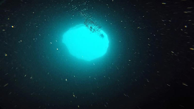 Divers entered one of the ocean’s mysterious blue holes and discovered ...