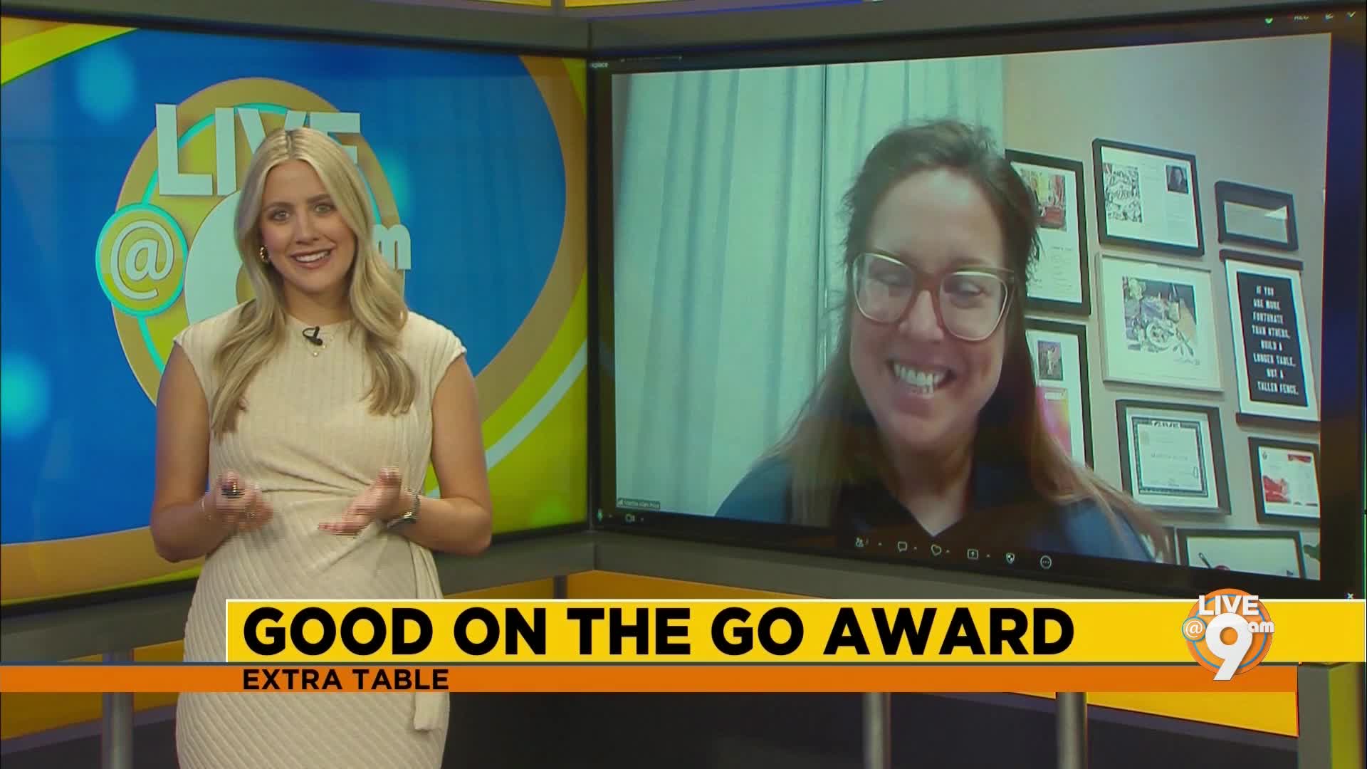 Extra table: Good on the go award