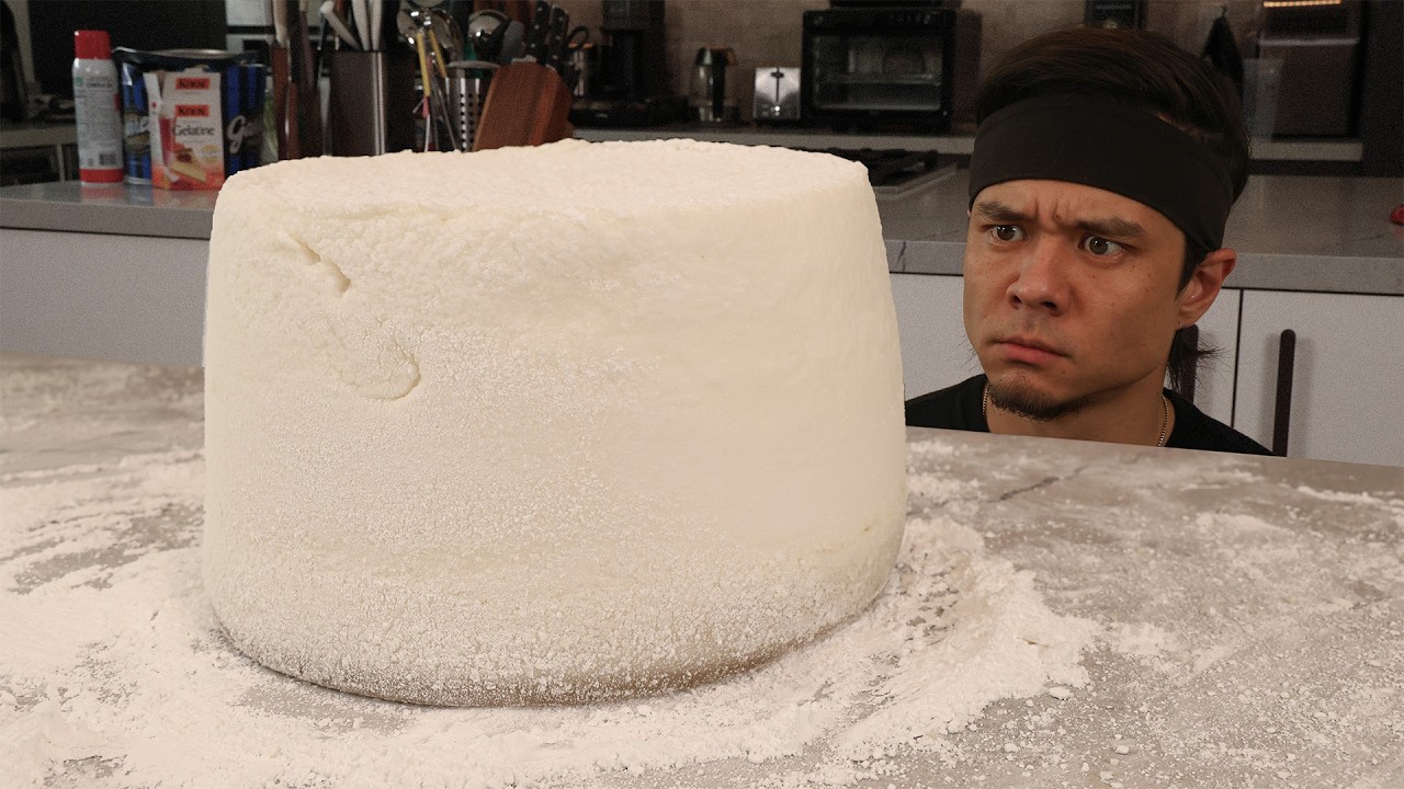 I tried to eat a 15,652-calorie marshmallow 😲